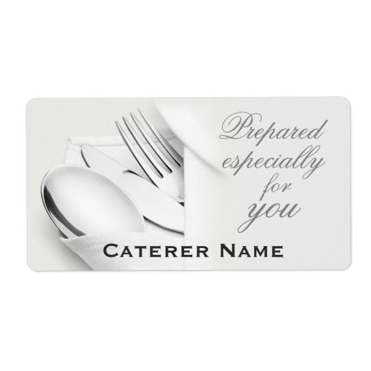 Simply Classic Catering Labels | Zazzle.com