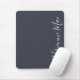 Simply Elegant Navy Blue Personalized Mouse Pad | Zazzle