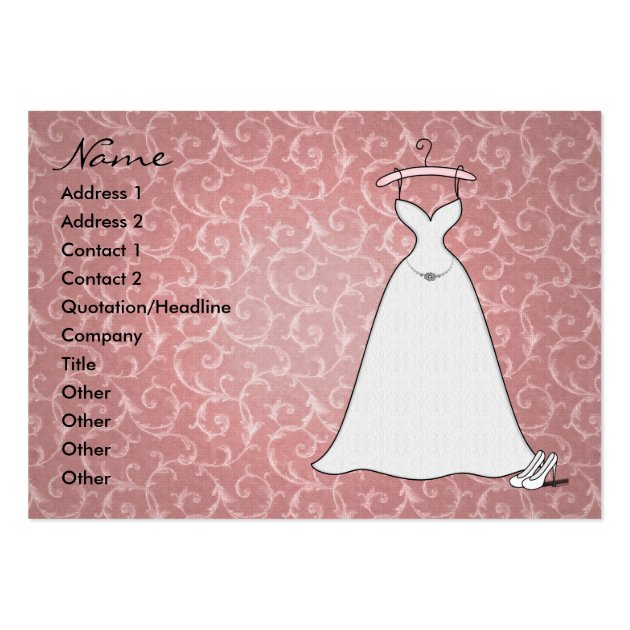 'Simply Lace' Profile Card Business Card Templates