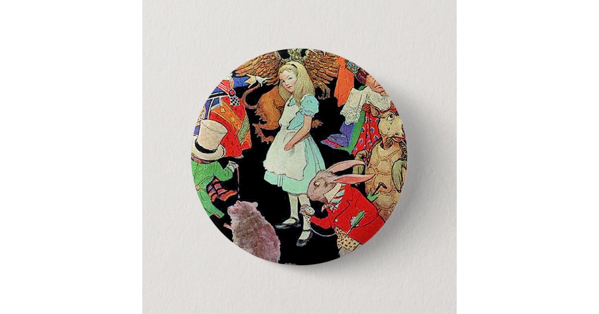 Simply, Madly Alice Button | Zazzle