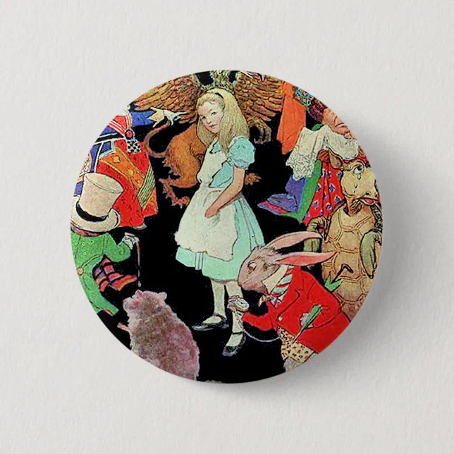 Simply, Madly Alice Button | Zazzle