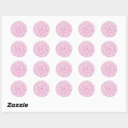 Simply Mazes Round Maze Sticker | Zazzle