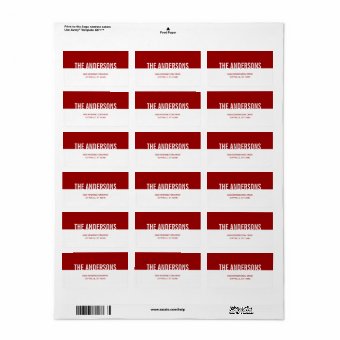 Simply Modern Address Labels | Zazzle