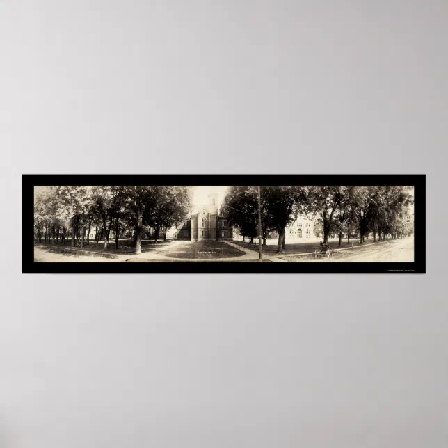 Simpson College Indianola, Iowa Photo 1907 Poster | Zazzle