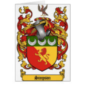 Simpson Crest - Coat of Arms | Zazzle