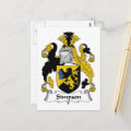 Simpson Family Crest Postcard | Zazzle