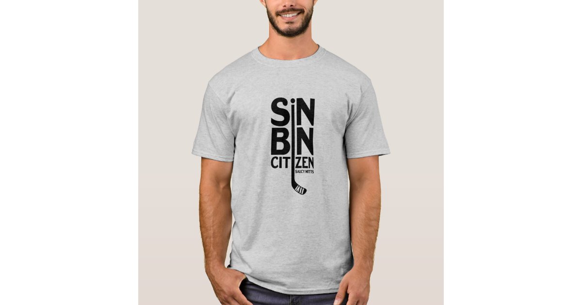 Sin Bin Hockey T-Shirt | Zazzle