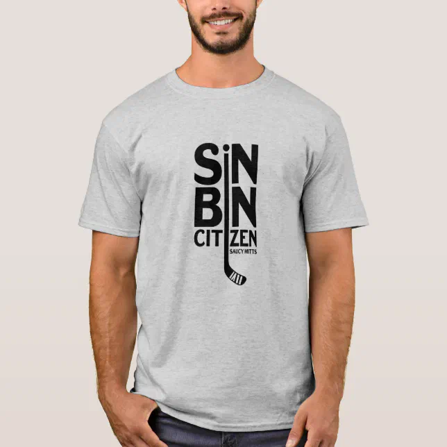 Sin Bin Hockey T-Shirt | Zazzle