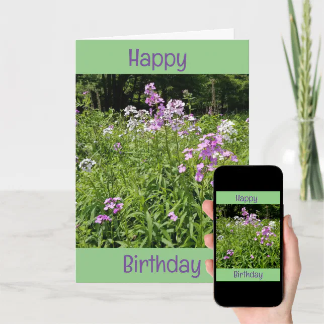 SINCERE YET FUNNY "HAPPY BIRTHDAY" FLOWERS CARD | Zazzle