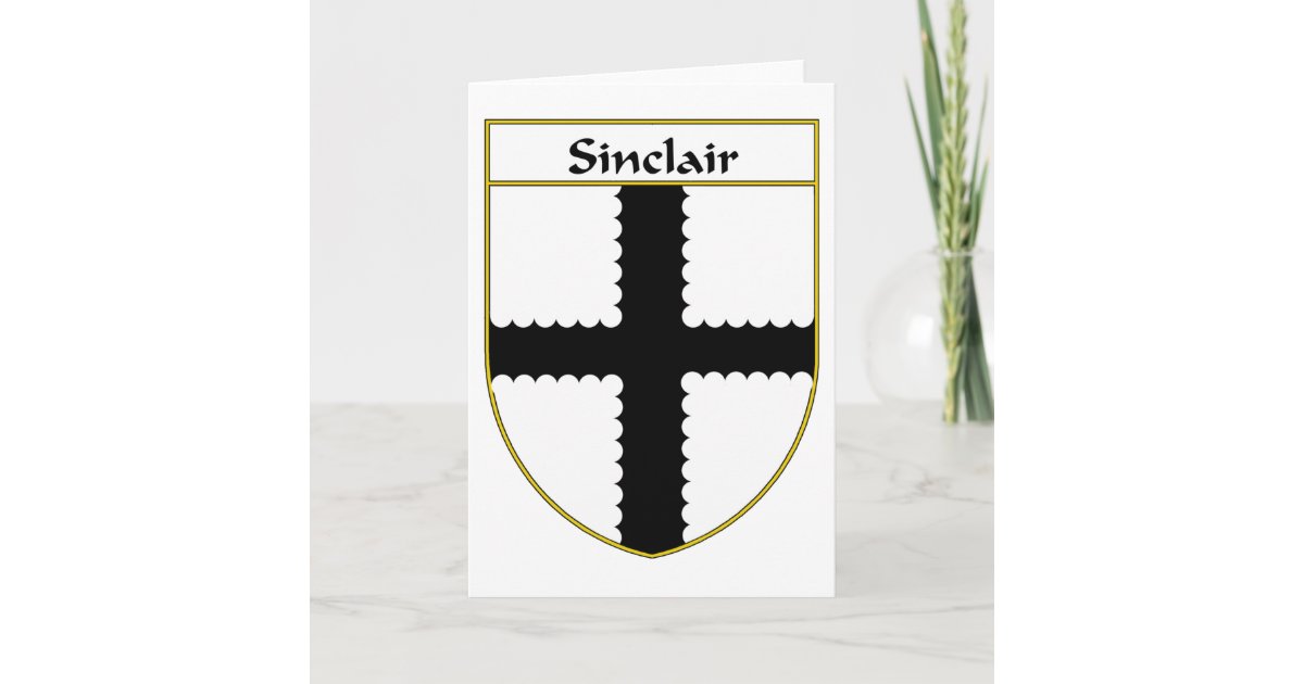Sinclair Coat of Arms/Family Crest Holiday Card | Zazzle