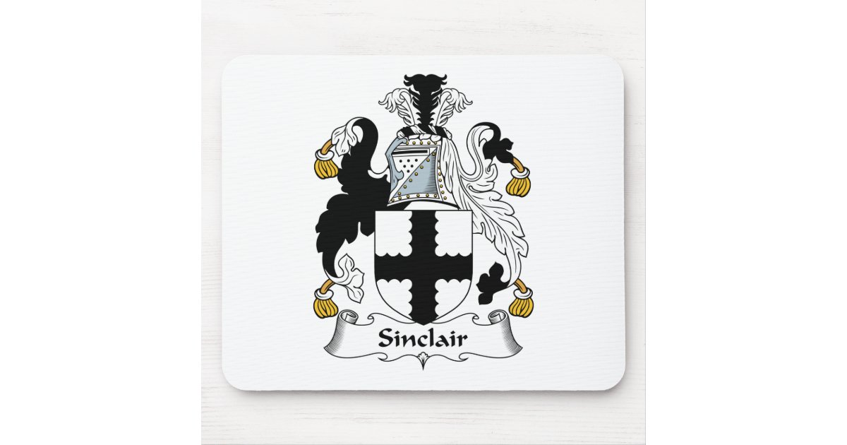 Sinclair Family Crest Mouse Pad | Zazzle