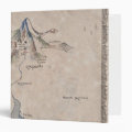 Sindarin Map of The Lonely Mountain 3 Ring Binder | Zazzle