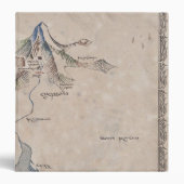 Sindarin Map of The Lonely Mountain 3 Ring Binder | Zazzle