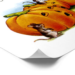 Sing a Song of Halloween Poster | Zazzle