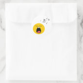 singer classic round sticker | Zazzle