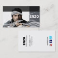 Singer Headshot for Vocalist Musician Business Card | Zazzle
