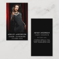 Singer Musician Full Photo Promo Business Card | Zazzle