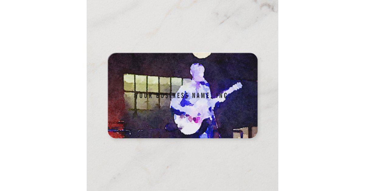 Singer Songwriter Business Card | Zazzle