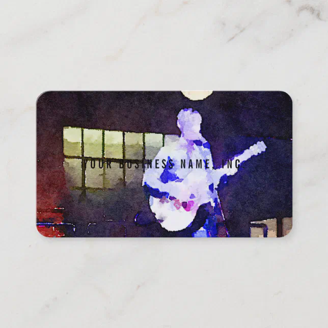 Singer Songwriter Business Card | Zazzle