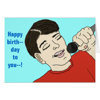 Singer Birthday Cards | Zazzle