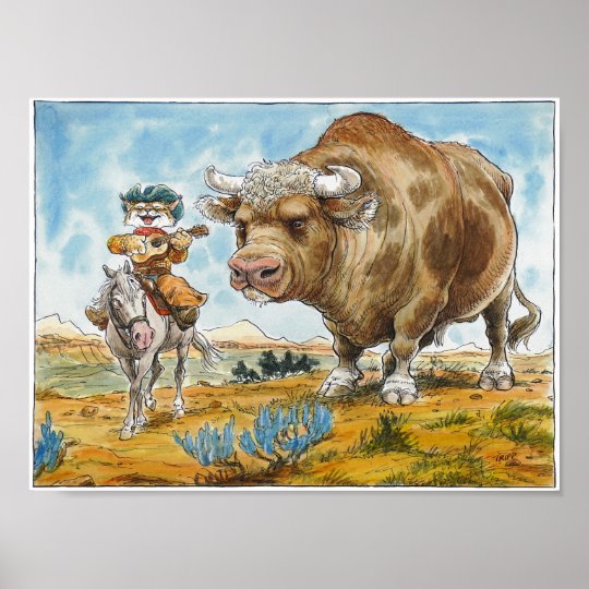 Singing Cowboy Poster | Zazzle.com
