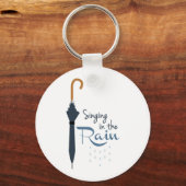 Singing in the Rain Keychain | Zazzle