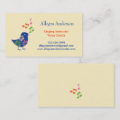 Singing Instructor Business Card | Zazzle