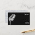 SINGING LESSONS BUSINESS CARD | Zazzle
