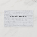 SINGING LESSONS BUSINESS CARD | Zazzle