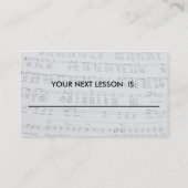 SINGING LESSONS BUSINESS CARD | Zazzle