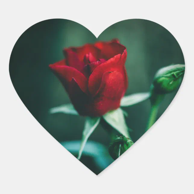 single red heart sticker | Zazzle