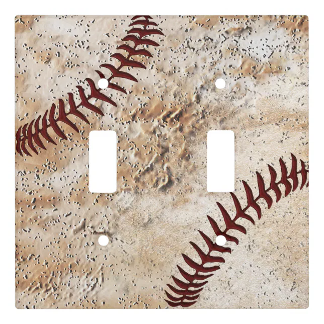 Single, Triple, Double Baseball Light Switch Plate | Zazzle