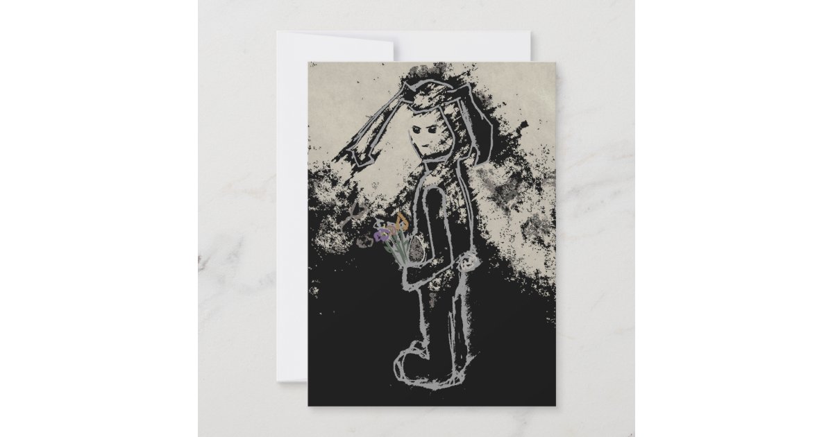 sinister bunny invitation | Zazzle