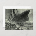 Sinking RMS Titanic Postcard | Zazzle