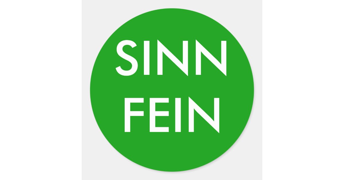 Sinn Fein Sticker | Zazzle
