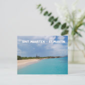Sint Maarten - St. Martin Beach Scene Postcard | Zazzle