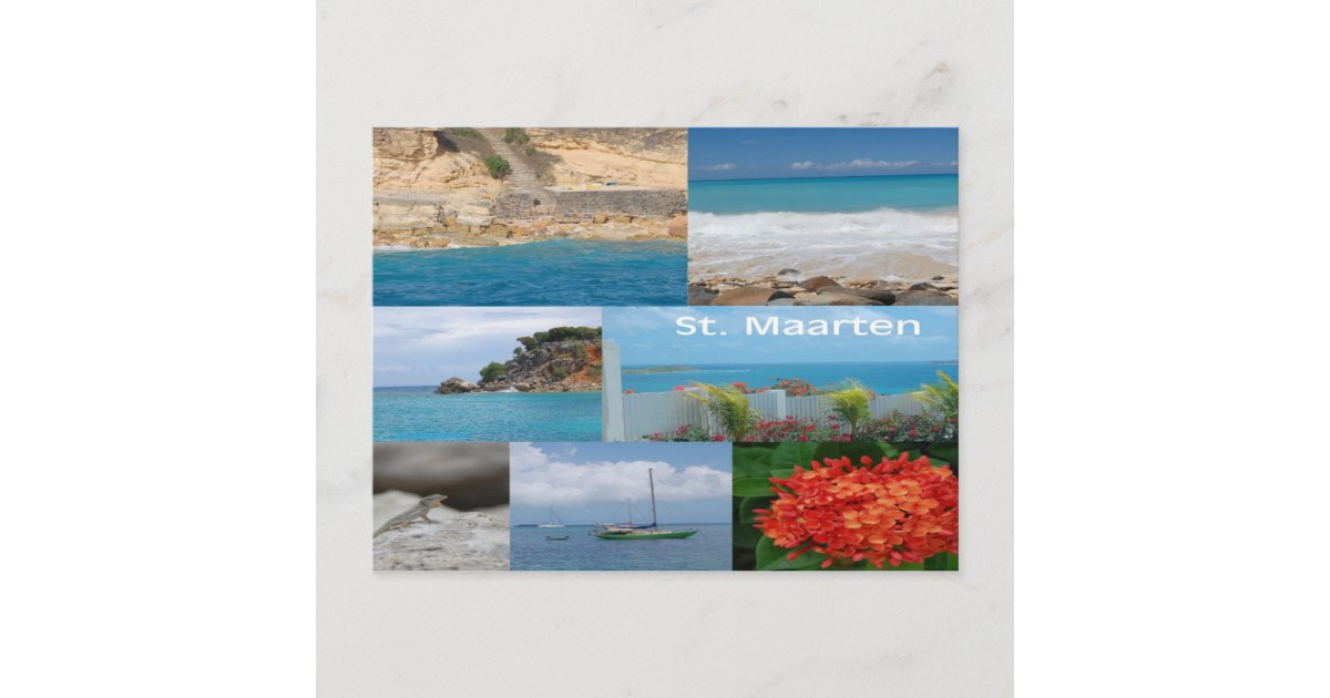 Sint Maarten - St. Martin Postcard | Zazzle
