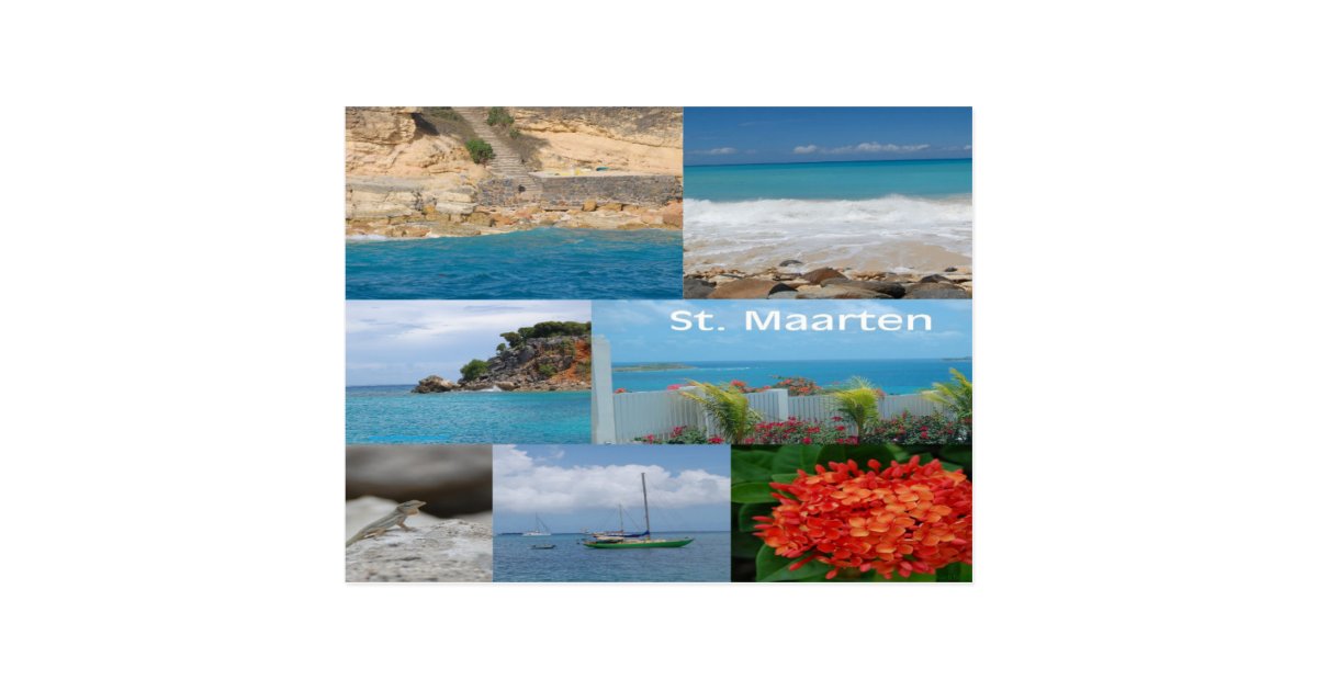 Sint Maarten - St. Martin Postcard | Zazzle.com