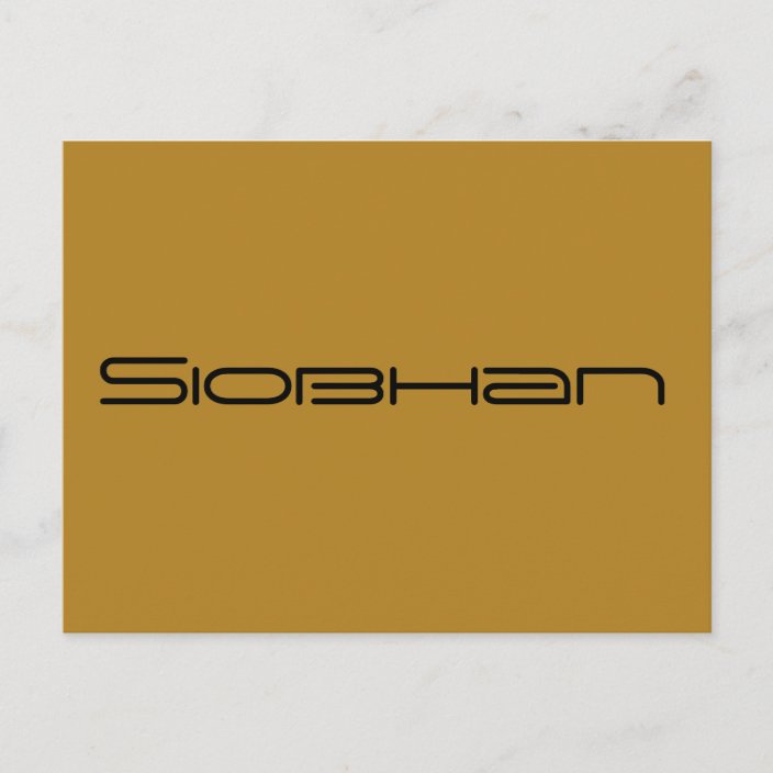 Siobhan, Orphan Black character,geometric font Postcard | Zazzle.com