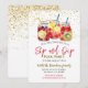 Sip and Dip Fruit Cocktail Pool Party Invitation | Zazzle
