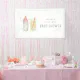 Sip And See, Welcome Baby Girl, New Baby Party Banner | Zazzle