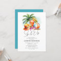 Sip & Dip Adult Birthday Pool Party Invitation | Zazzle