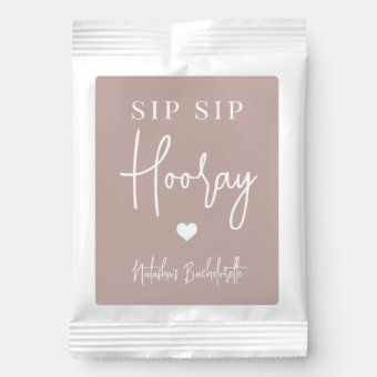 Sip Sip Hooray Bachelorette Party Favor Margarita Drink Mix | Zazzle