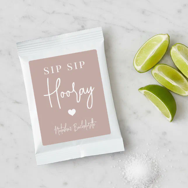 Sip Sip Hooray Bachelorette Party Favor Margarita Drink Mix | Zazzle