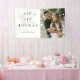 Sip Sip Hooray Modern Typography Engagement Party Banner | Zazzle