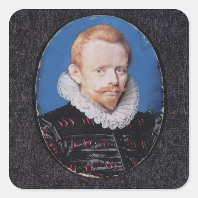Sir Francis Drake Square Sticker | Zazzle