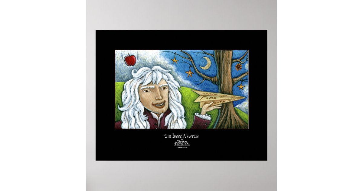 Sir Isaac Newton Poster | Zazzle