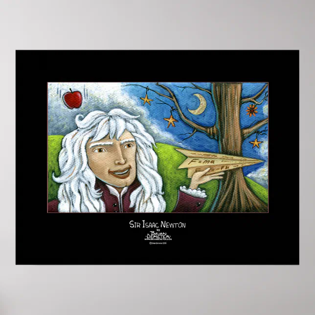Sir Isaac Newton Poster | Zazzle