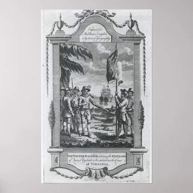 Sir Walter Raleigh Poster | Zazzle