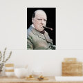 Sir Winston Churchill Poster | Zazzle